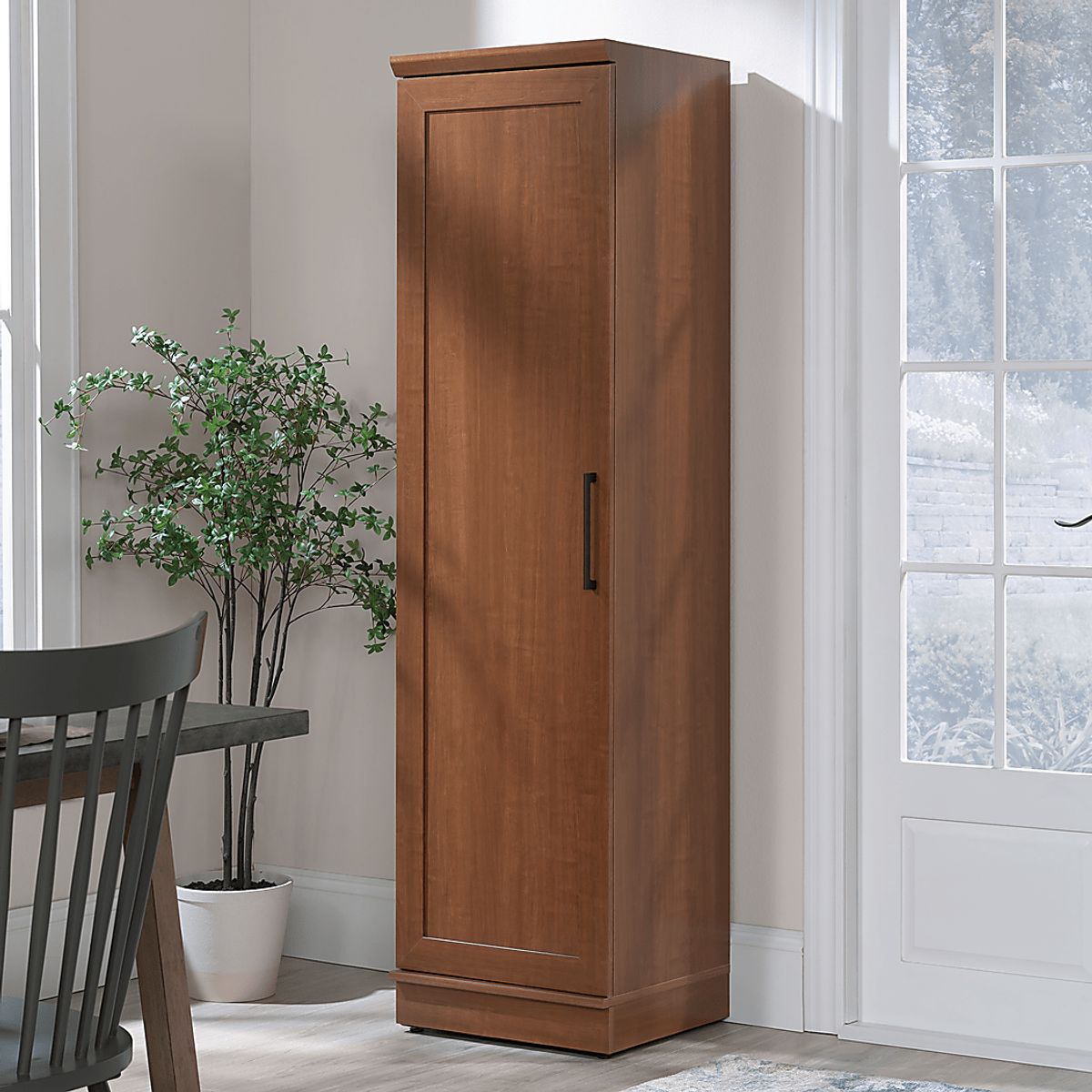 Dimassa Brown Dark Wood Storage Cabinet | Rooms to Go