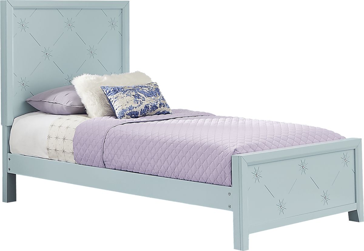 Disney Frozen Ice Blue 3 Pc Twin Panel Bed | Rooms to Go