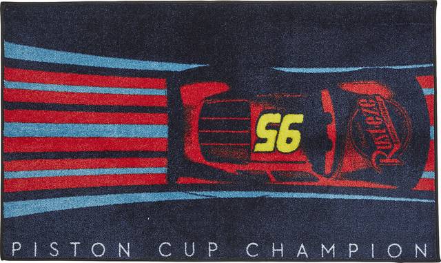 Disney Cars Blue Nylon Fabric Rug | Rooms to Go
