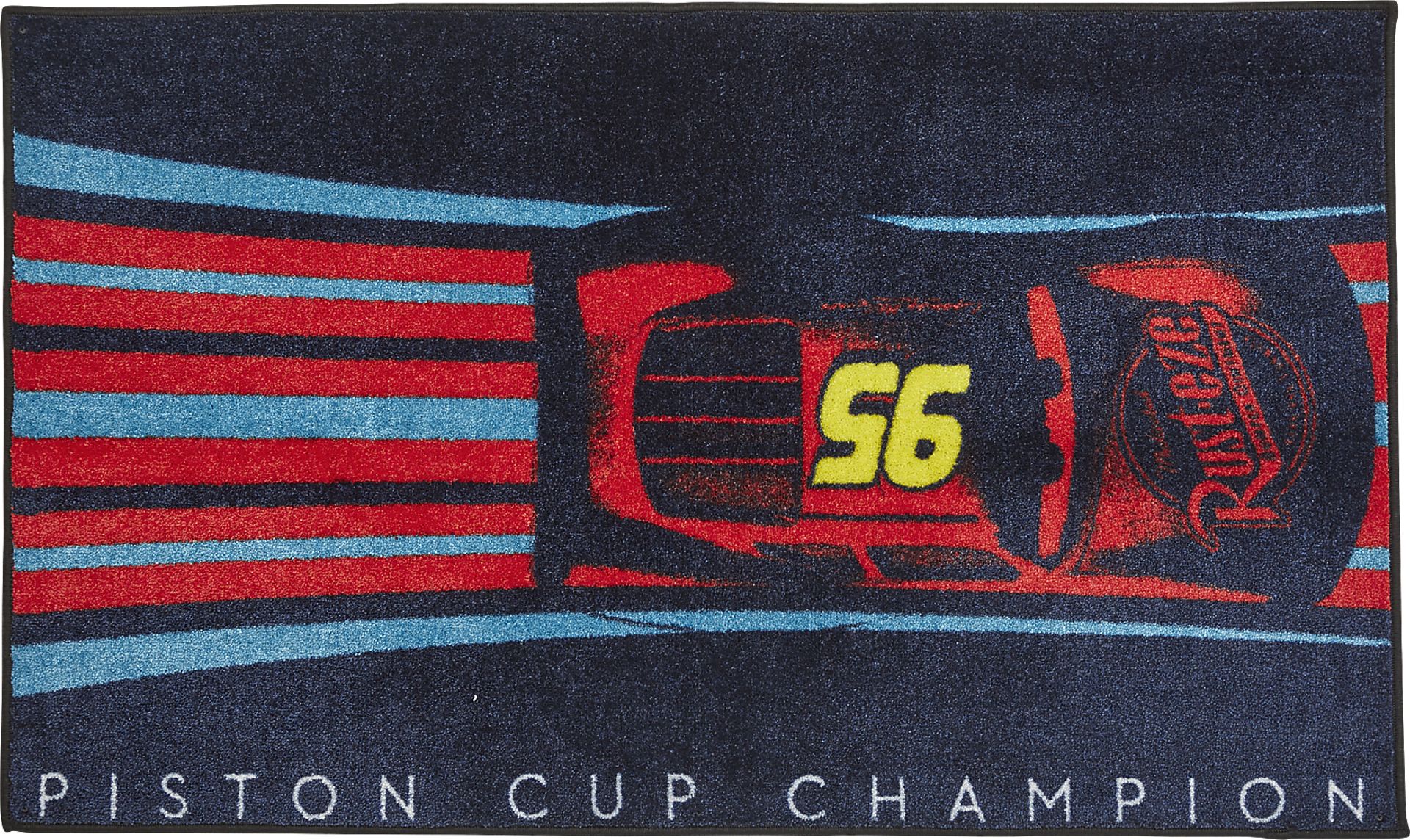 Disney Cars Blue Nylon Fabric Rug | Rooms to Go