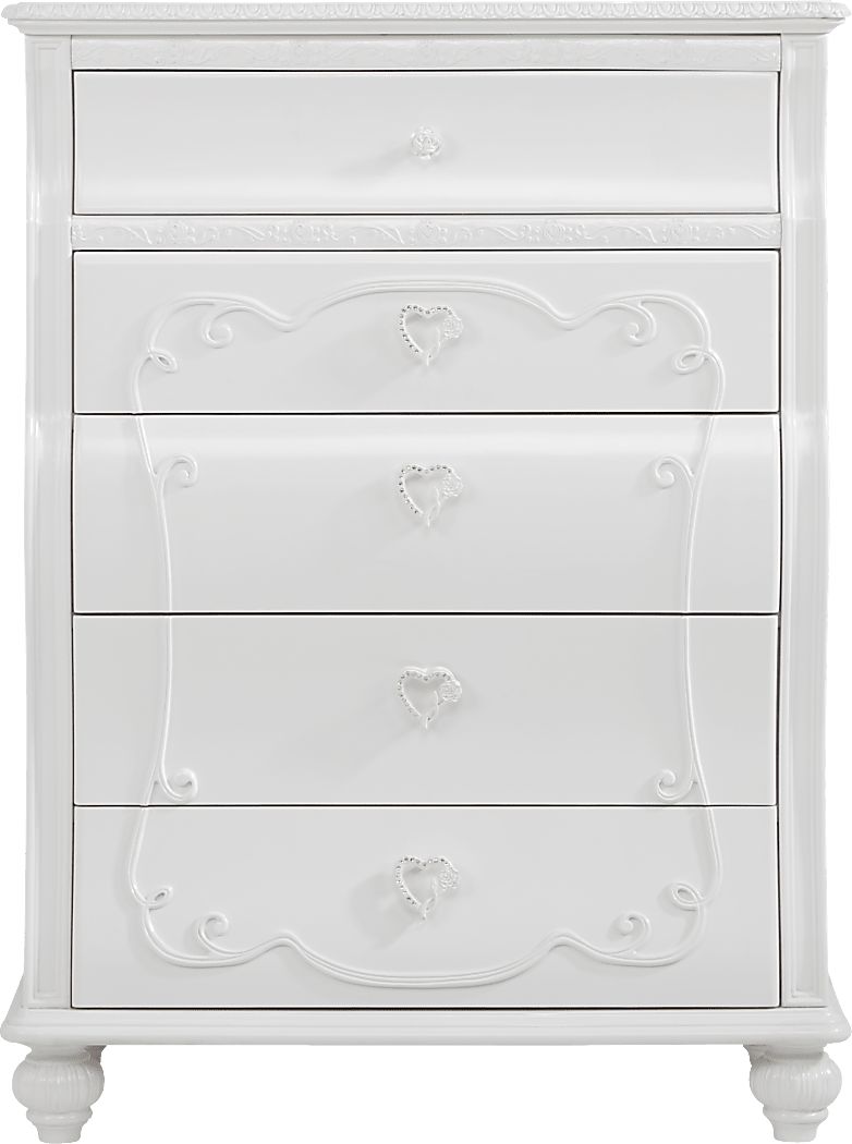 Disney Princess Dreamer White Chest - Rooms To Go