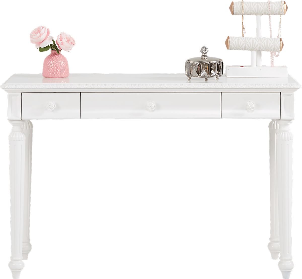 Disney Princess Dreamer White Colors,White Desk | Rooms to Go