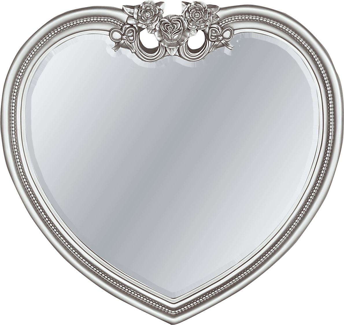 Disney Princess Fairytale Platinum Gray Mirror - Rooms To Go