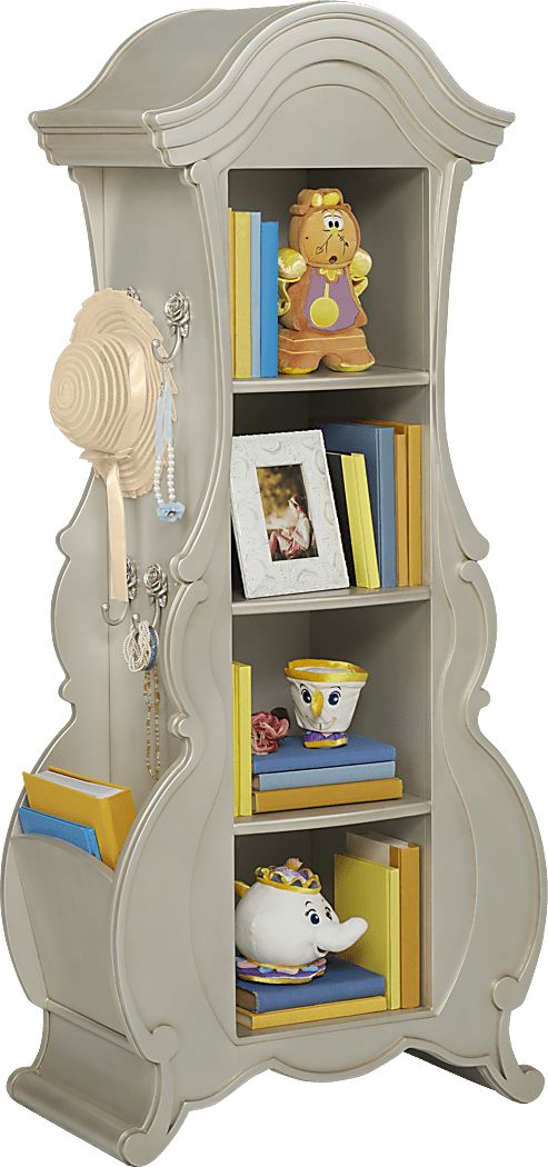 Disney Princess Fairytale Silver Bookcase - Rooms To Go