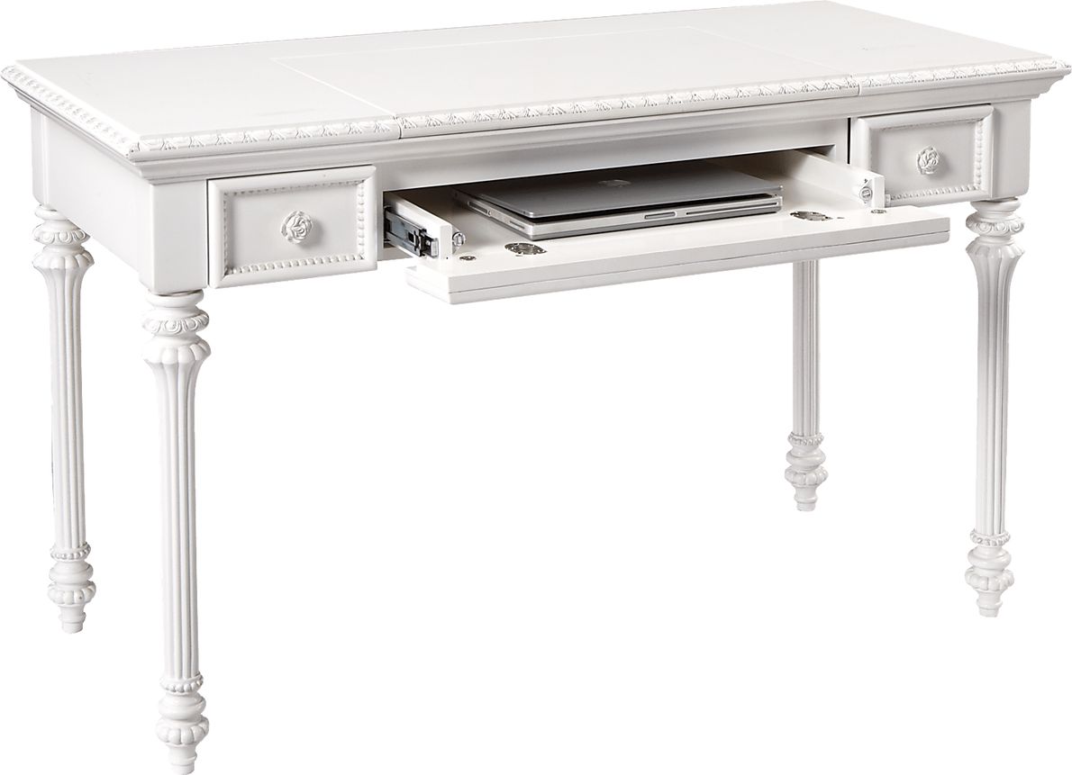 Disney Princess Fairytale White Vanity Desk - Rooms To Go