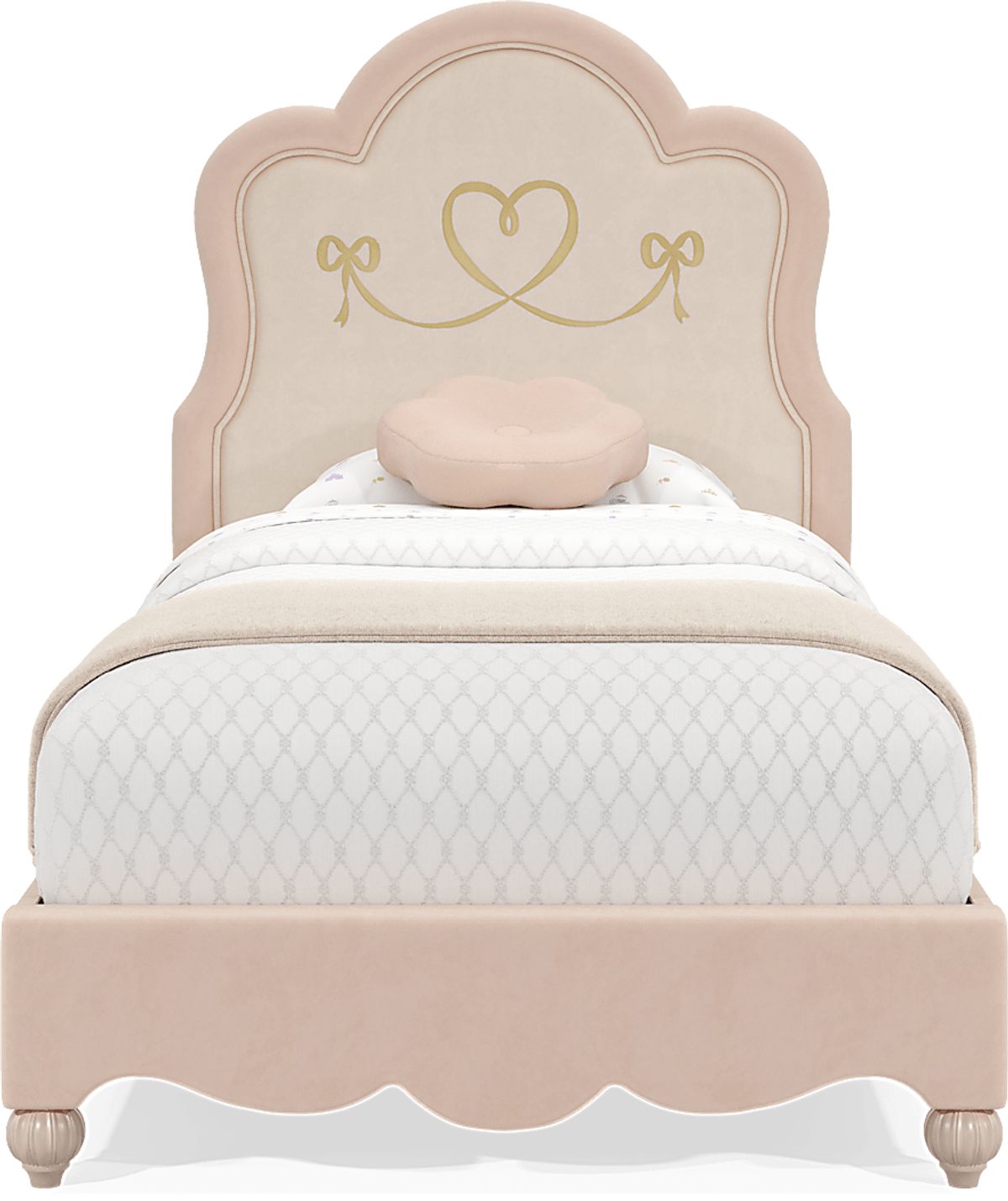Disney Princess 3 Pc Pink Colors Twin Upholstered Bed | Rooms to Go