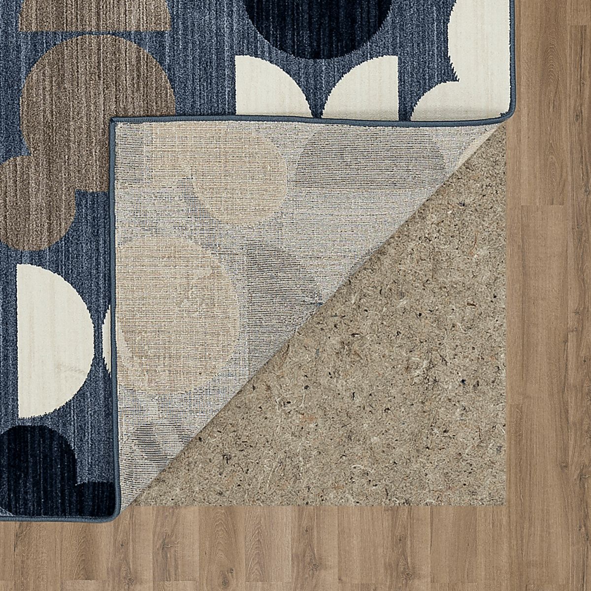 Disney'S Mickey Mid-Mod Blue,Gray Polyester Fabric 8 X 10 Rug | Rooms to Go