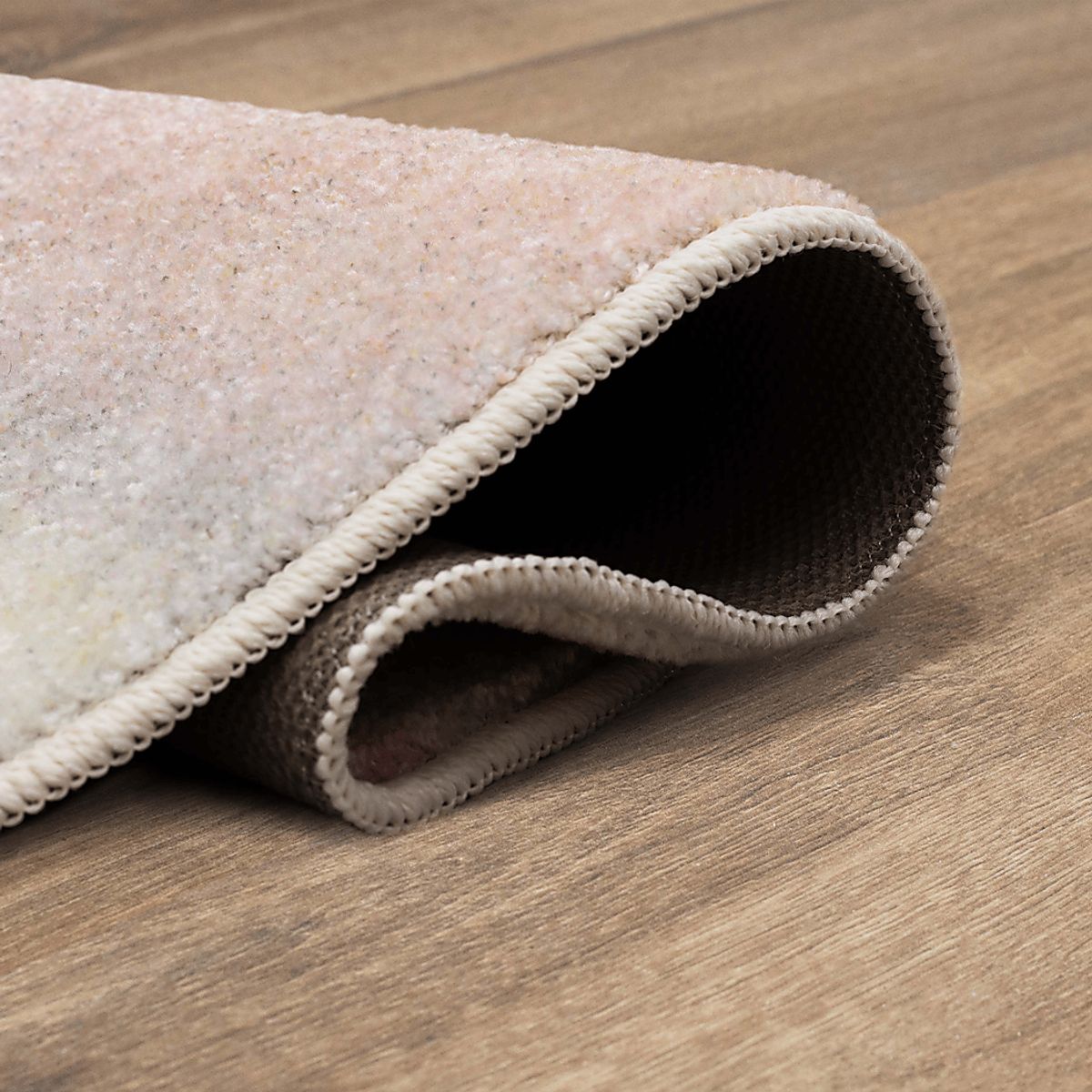 Disney Princess Castle Pink Polyester Fabric Rug | Rooms to Go