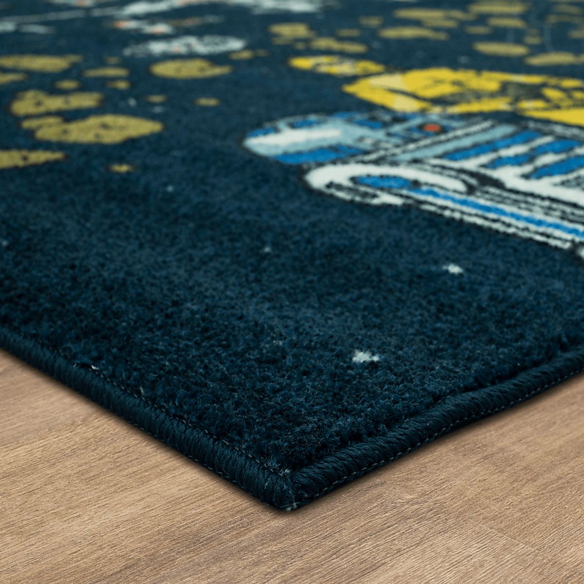 Star Wars Disney'S Collage Black Polyester Fabric Rug | Rooms to Go
