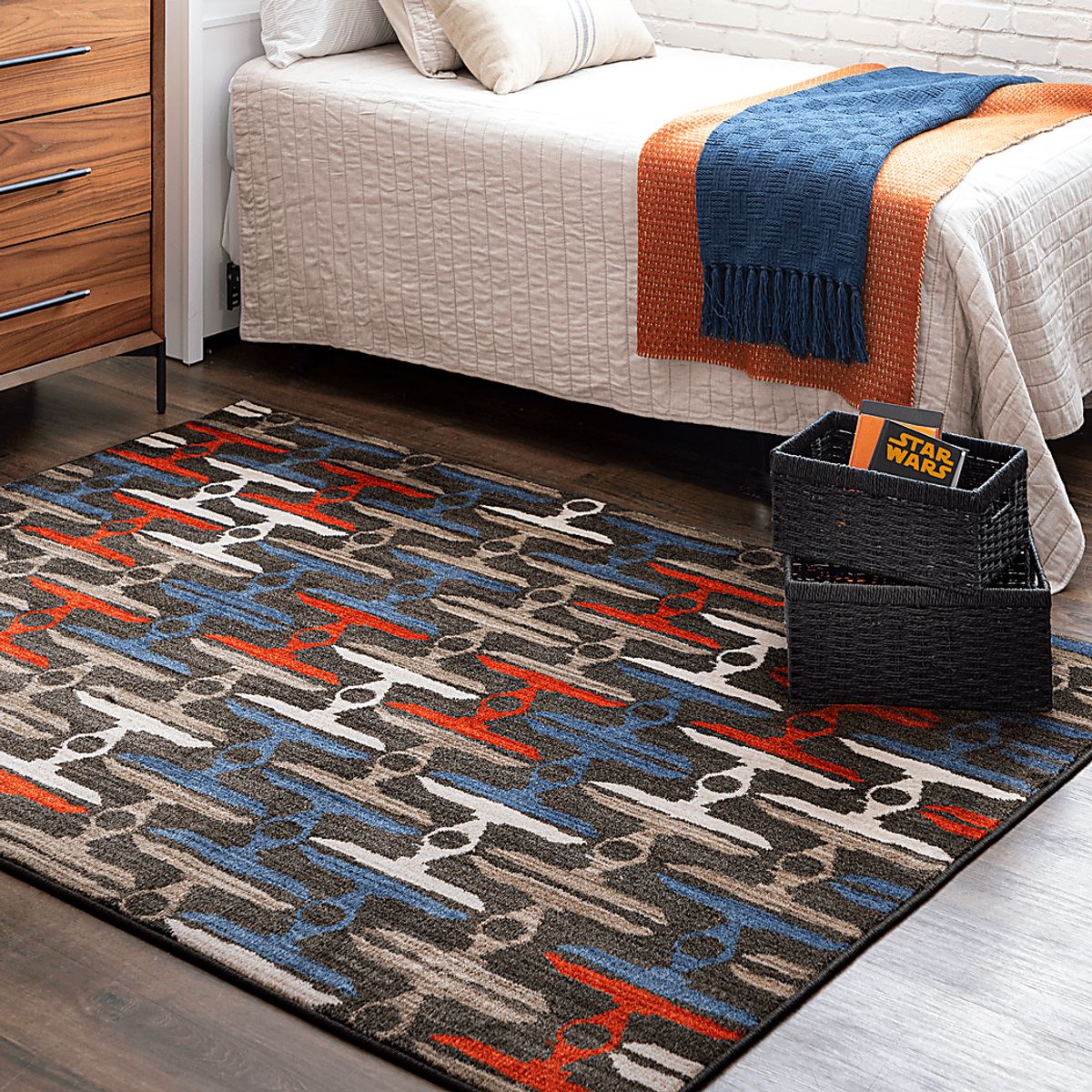 Disney'S Star Wars Intergalactic Tie Fig Gray,Red,White Polyester ...