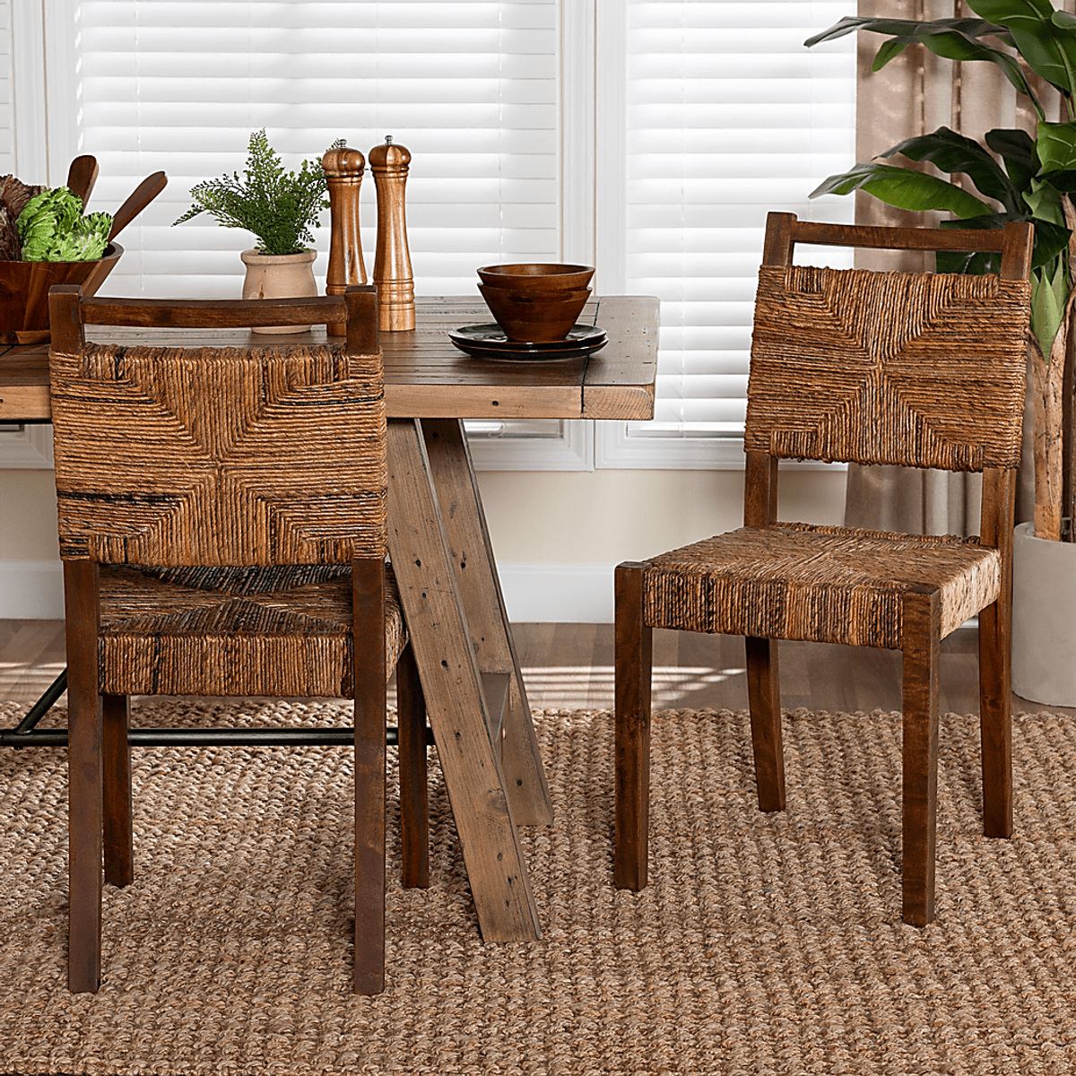 Ditman Brown Dining Chair, Set Of 2 | Rooms to Go