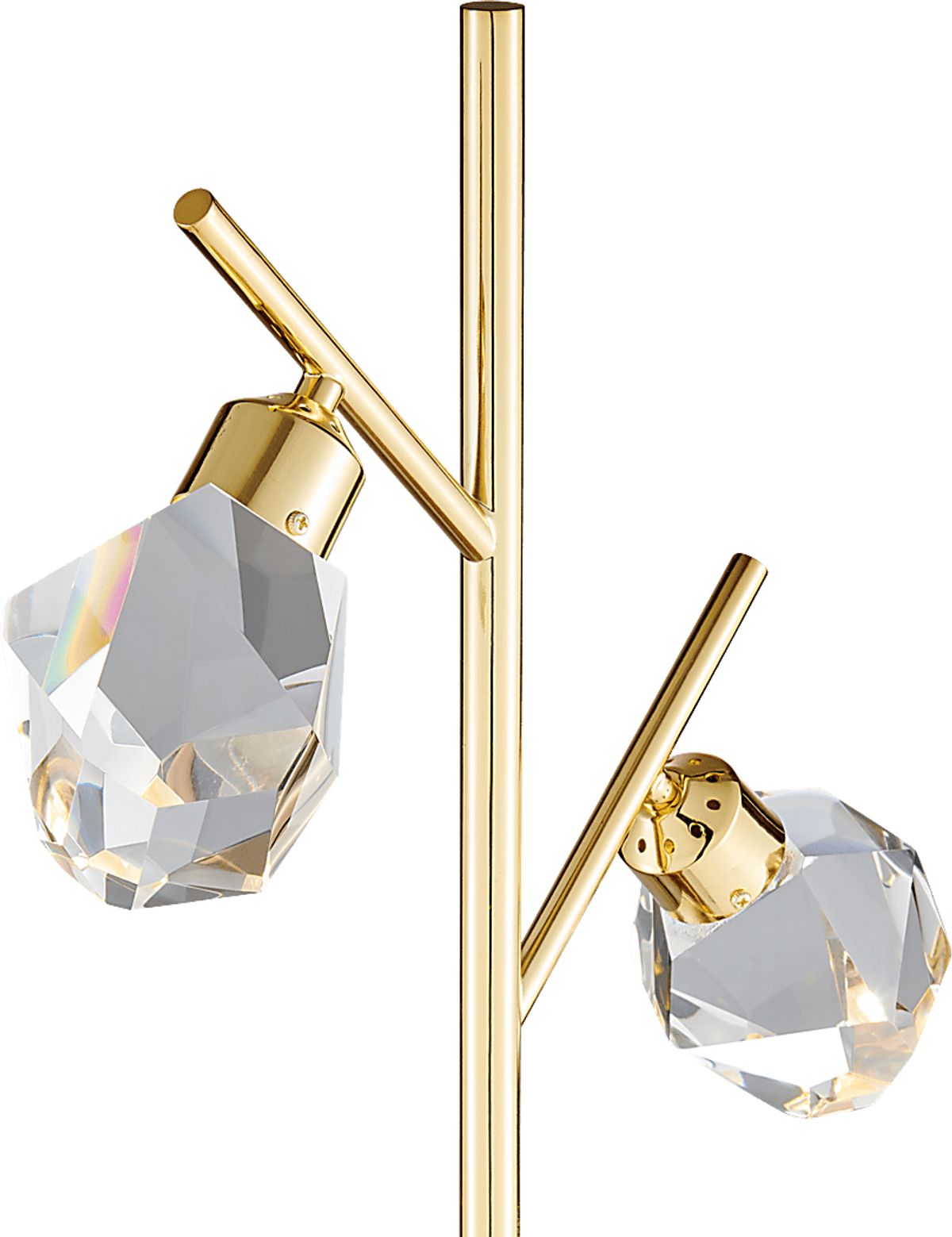Divot Summit Gold Yellow Table Lamp | Rooms to Go