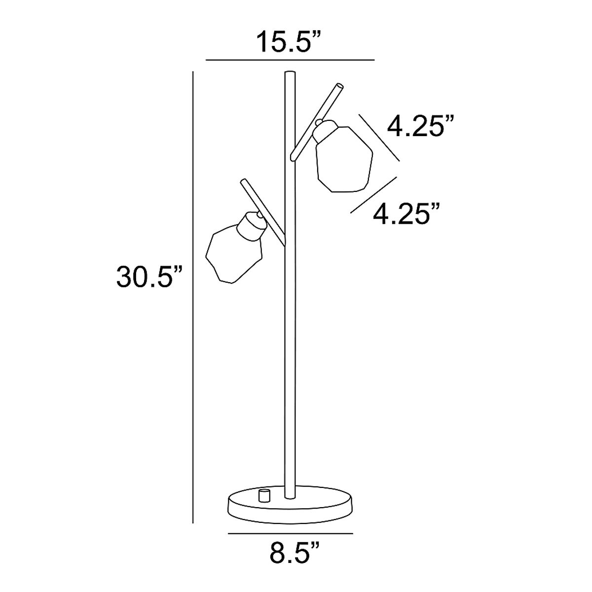 Divot Summit Gold Yellow Table Lamp | Rooms to Go