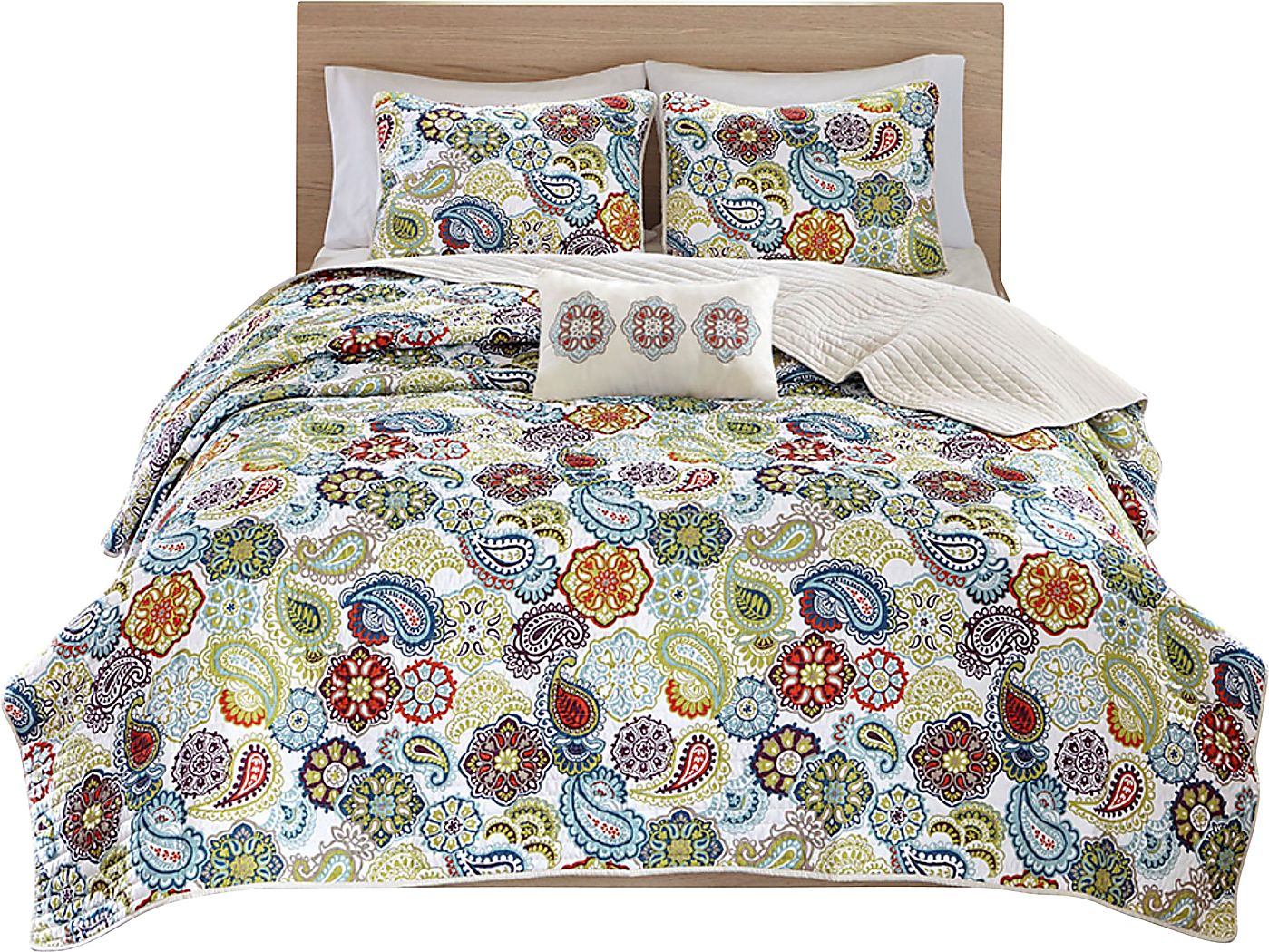 Dixa Multi Full Quilt Set | Rooms to Go