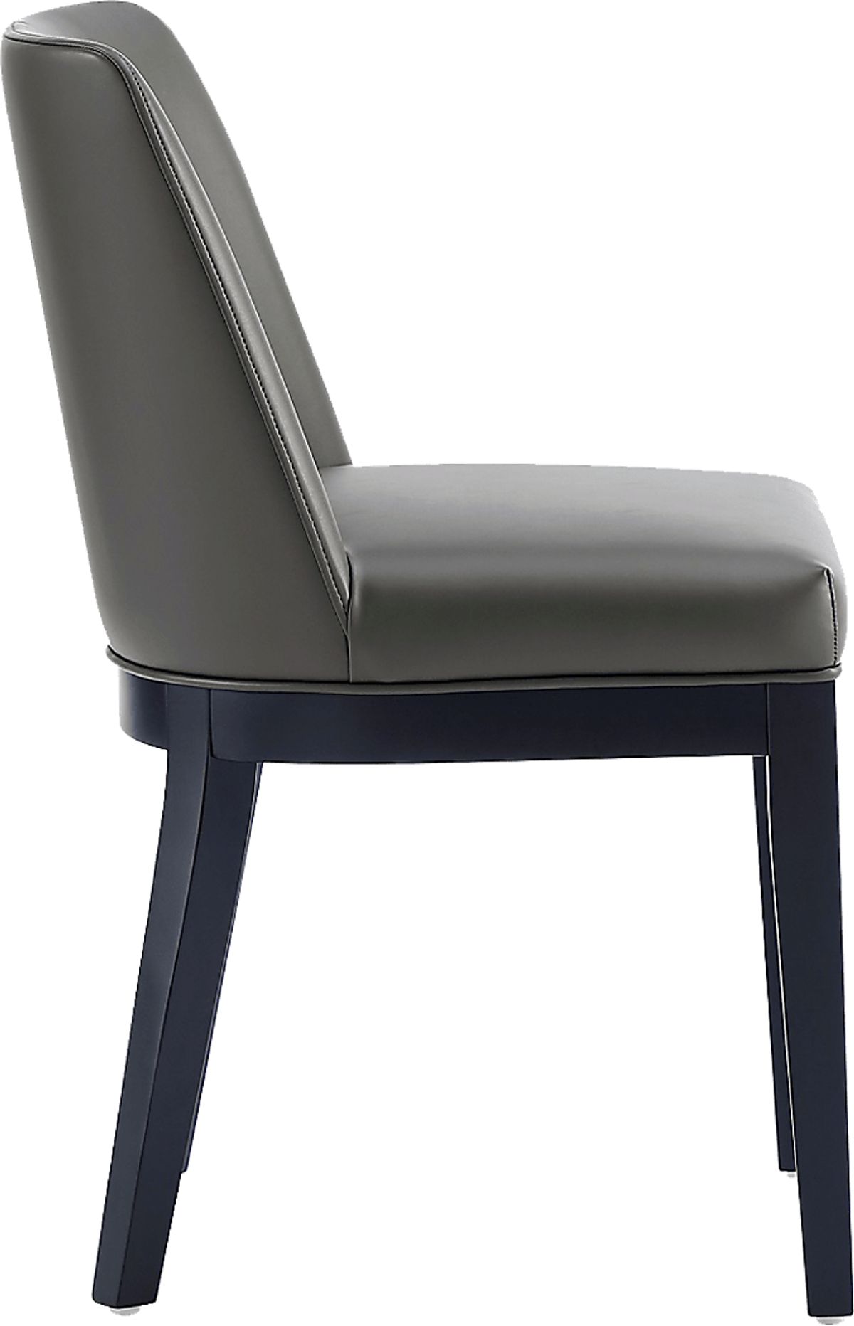 Doescher Gray Faux Leather Fabric Dining Chair | Rooms to Go