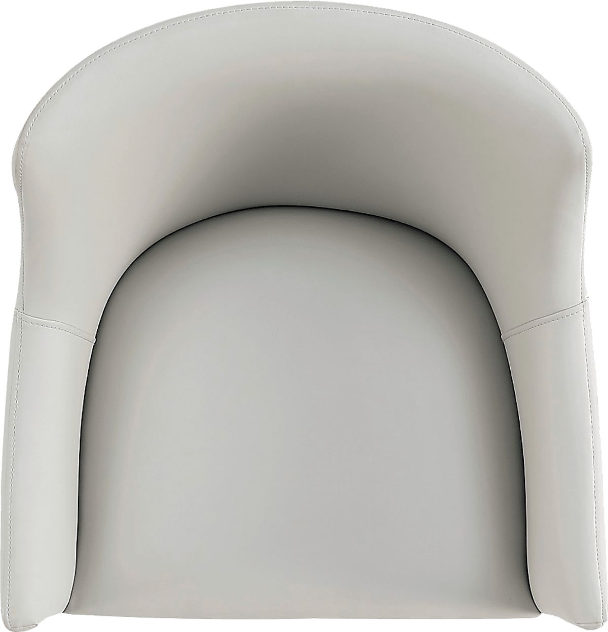 Doescher Stone Beige Faux Leather Fabric Arm Chair | Rooms to Go