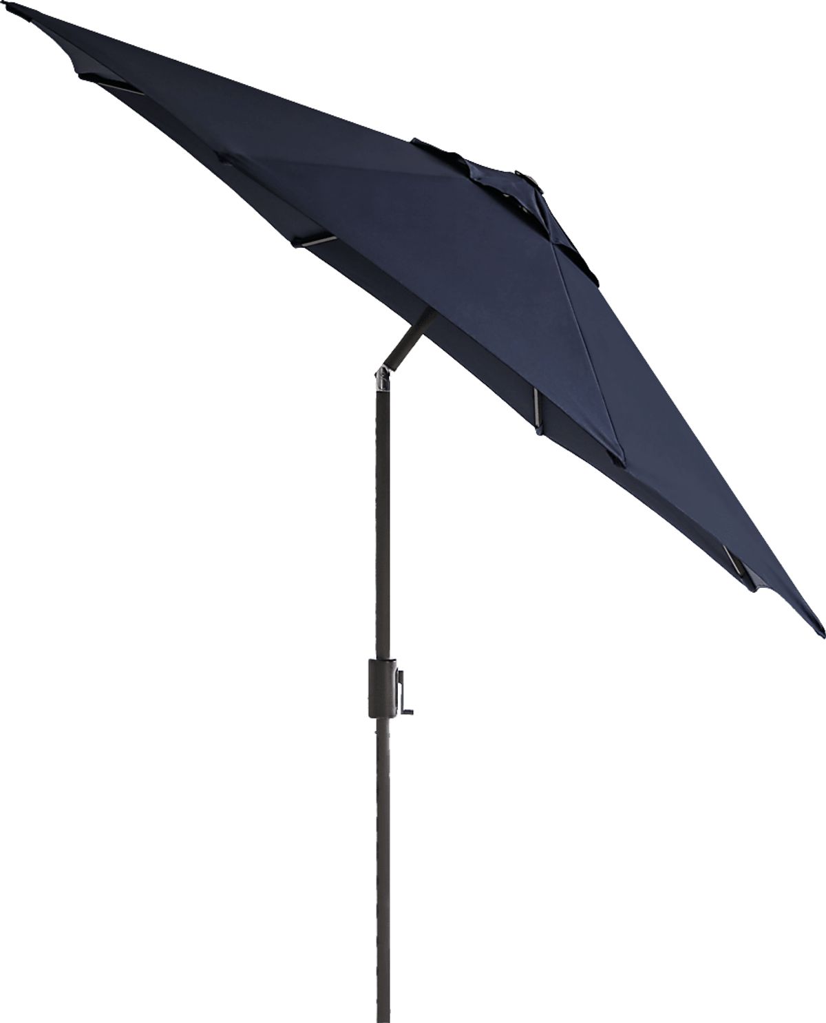 Doheny Point Navy Blue Aluminum Outdoor Adjustable Umbrella | Rooms to Go