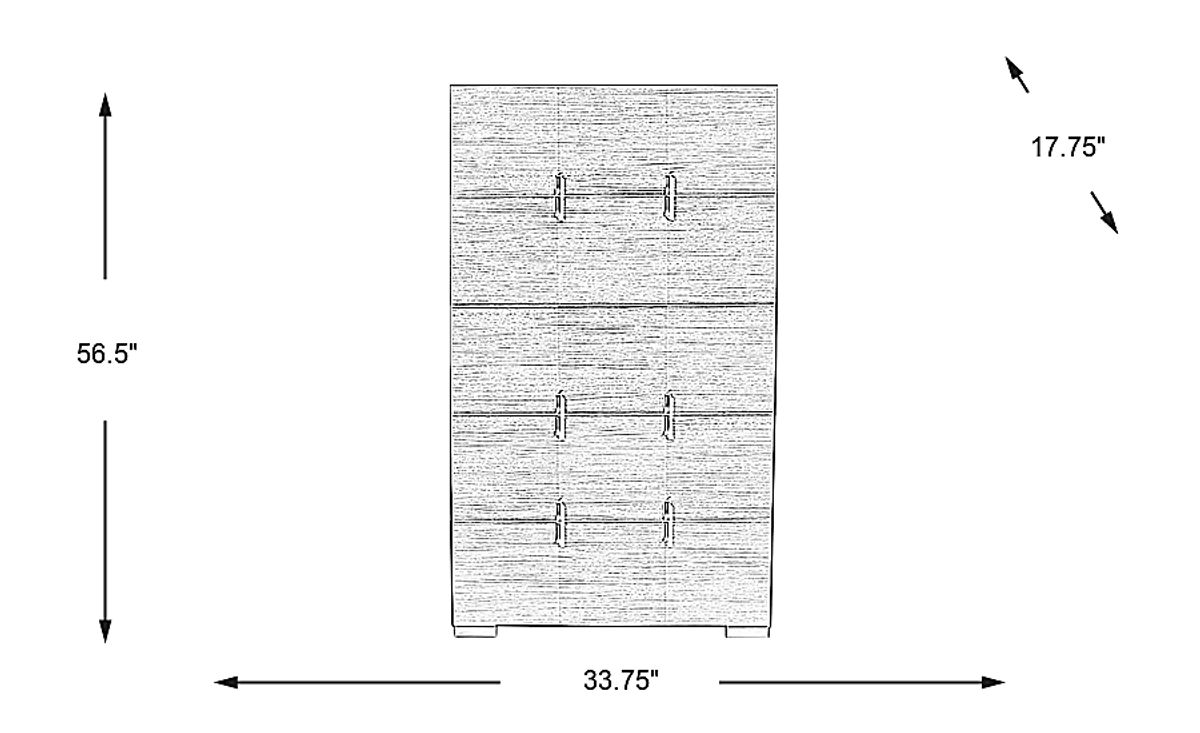Dominique Gray Chest | Rooms to Go