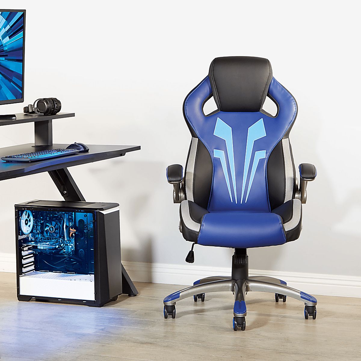 Donjonny Blue Colors Gaming Chair | Rooms to Go