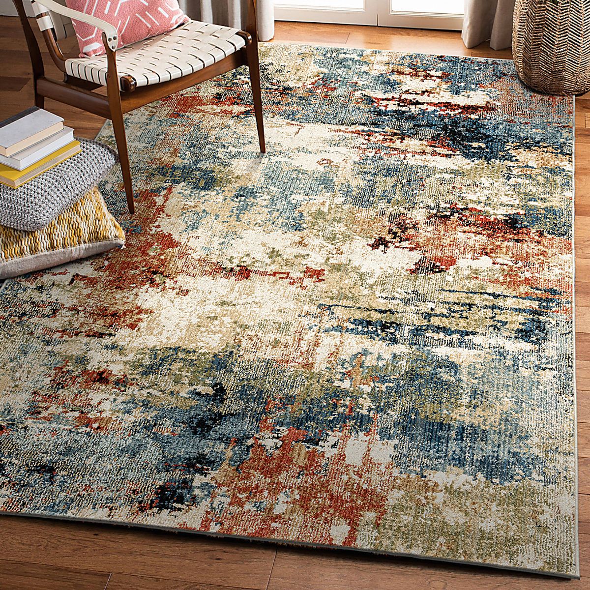 Donzella Black Rugs | Rooms to Go