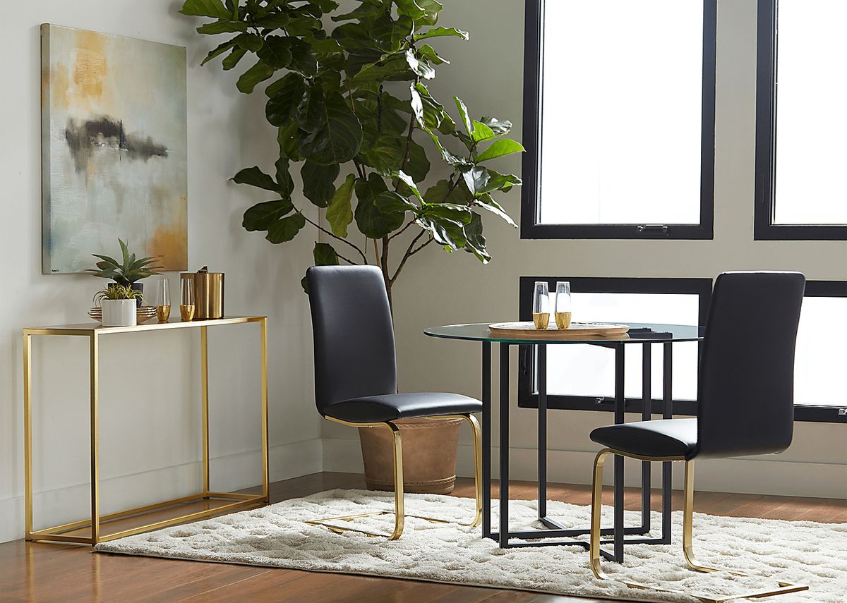 Dorsky Black Black,Colors Dining Table | Rooms to Go