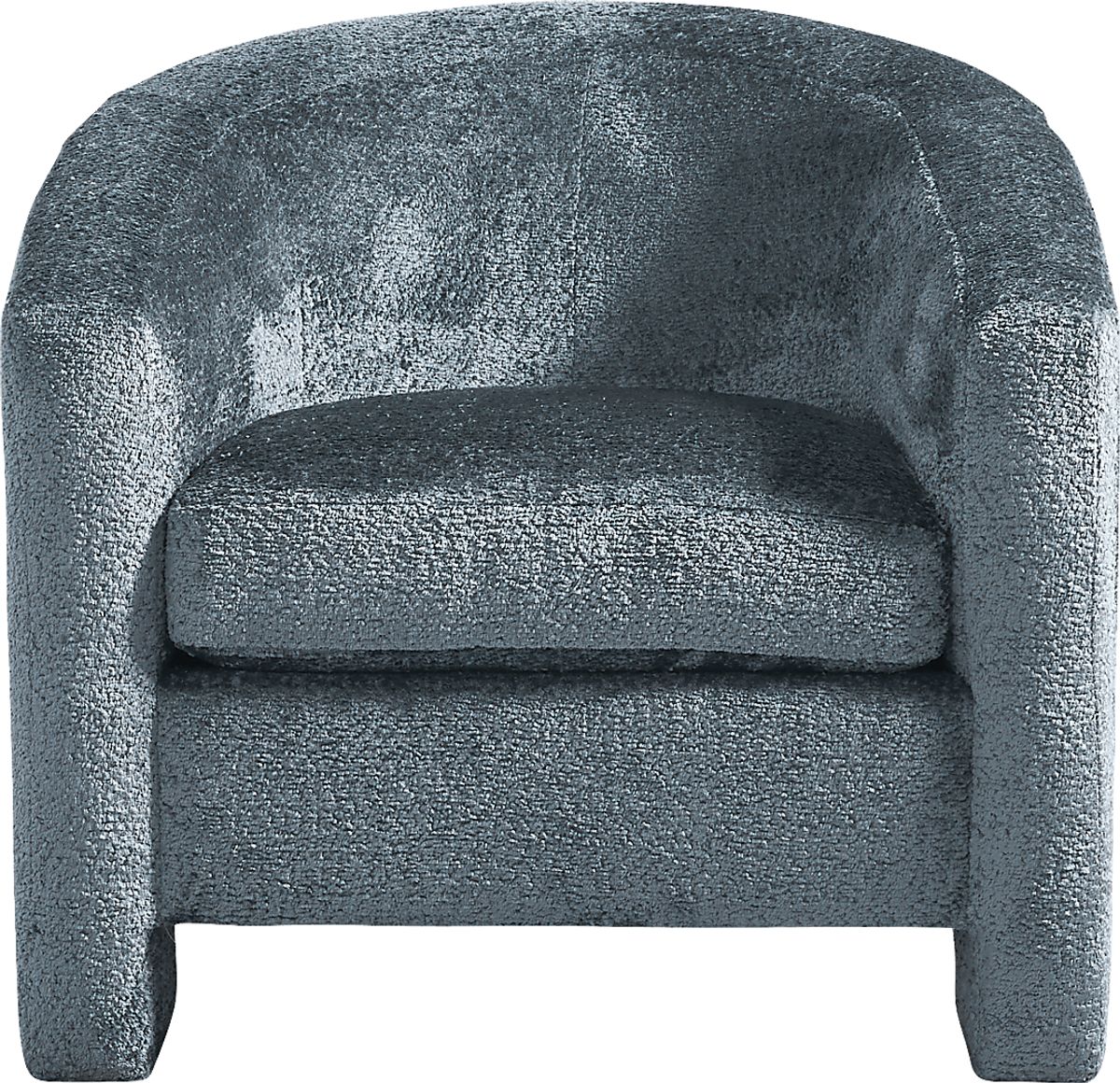 Dory Slate Blue Chenille Fabric Accent Chair | Rooms to Go