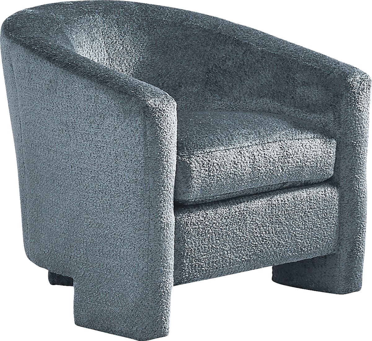 Dory Slate Blue Chenille Fabric Accent Chair | Rooms to Go