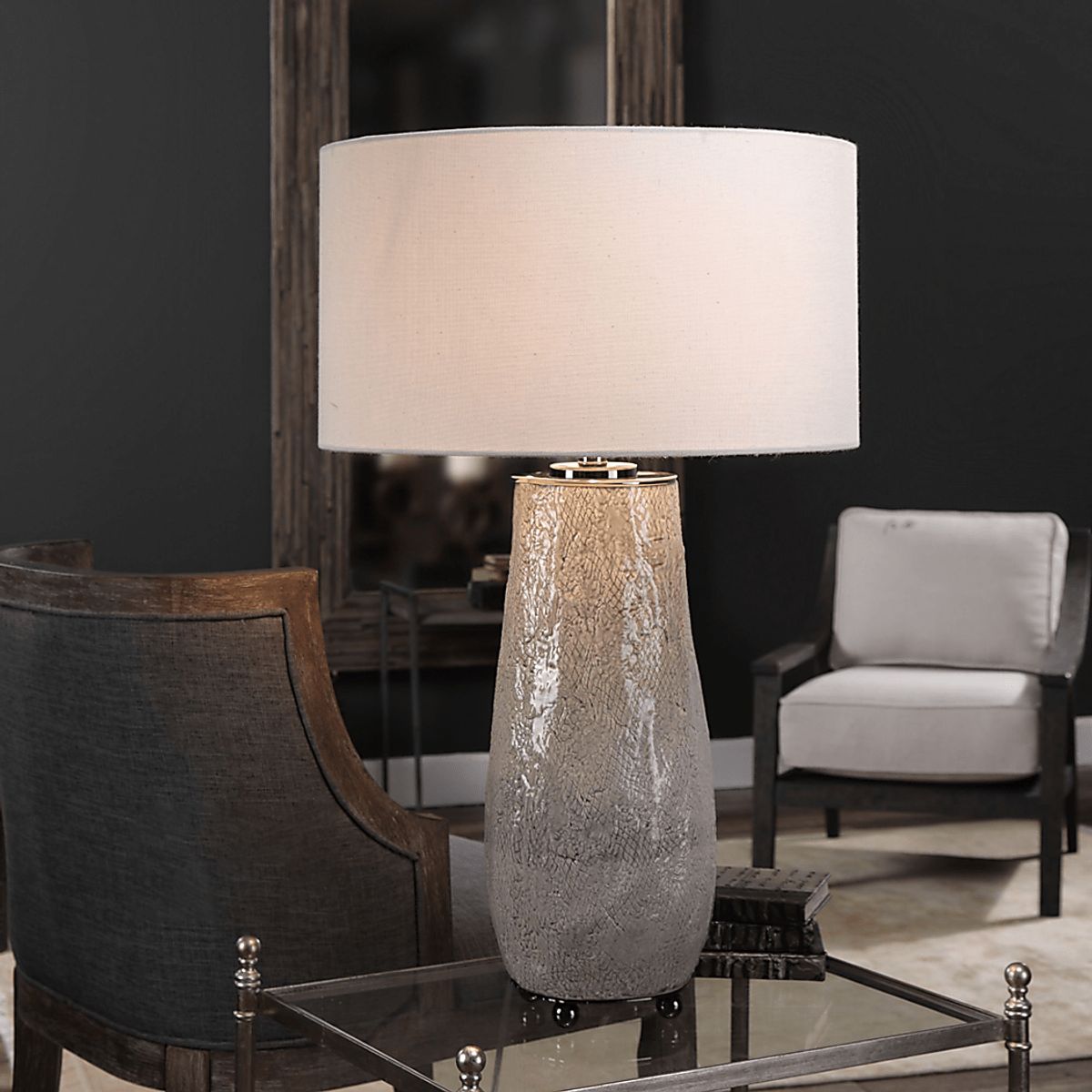 Dovederry Gray Table Lamp | Rooms to Go