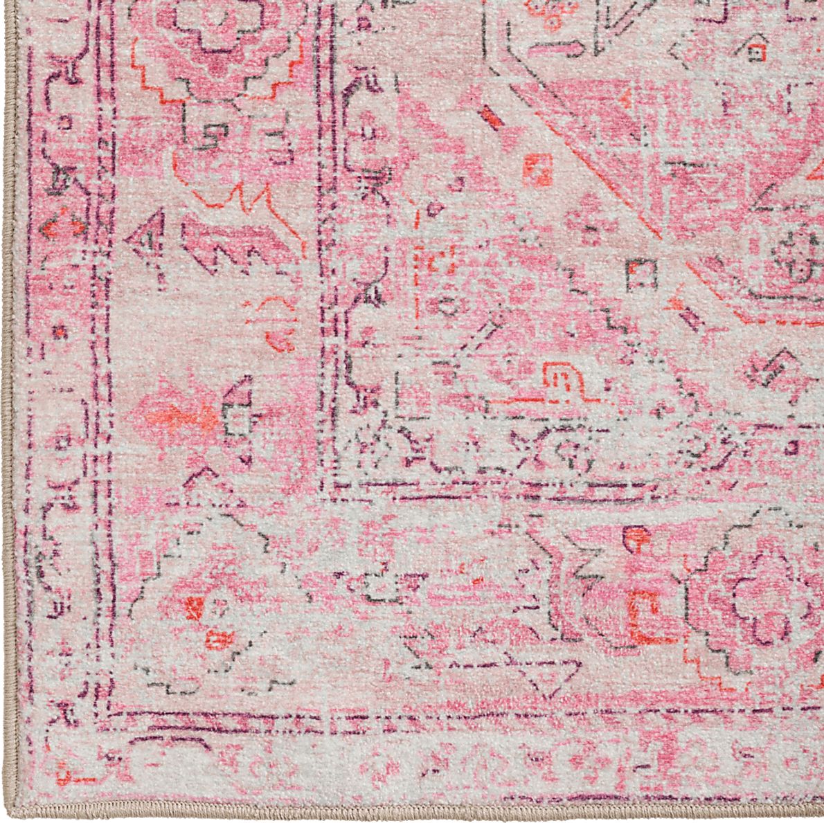 Doverfield Pink 8' x 10' Rug - Rooms To Go