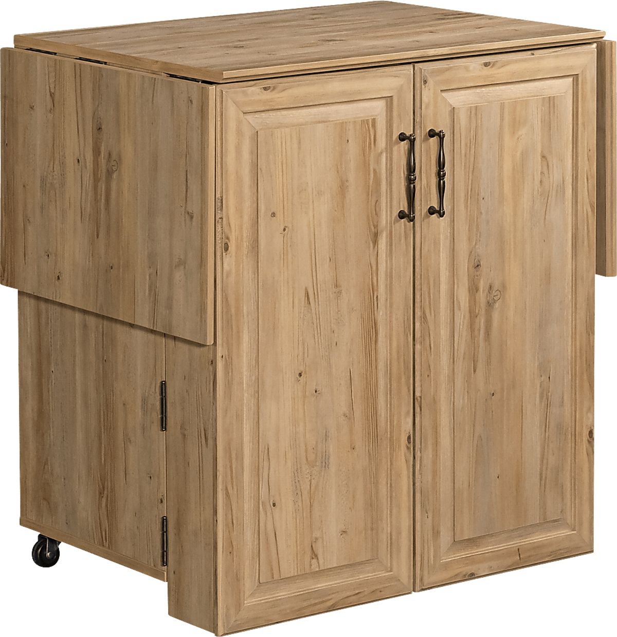 Doxsee II Light Brown Wood Storage Cabinet | Rooms to Go