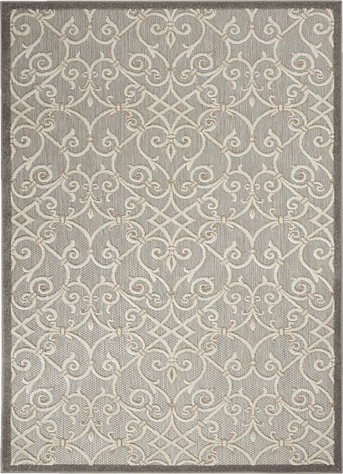 Drayce Natural Beige,White Rugs | Rooms to Go