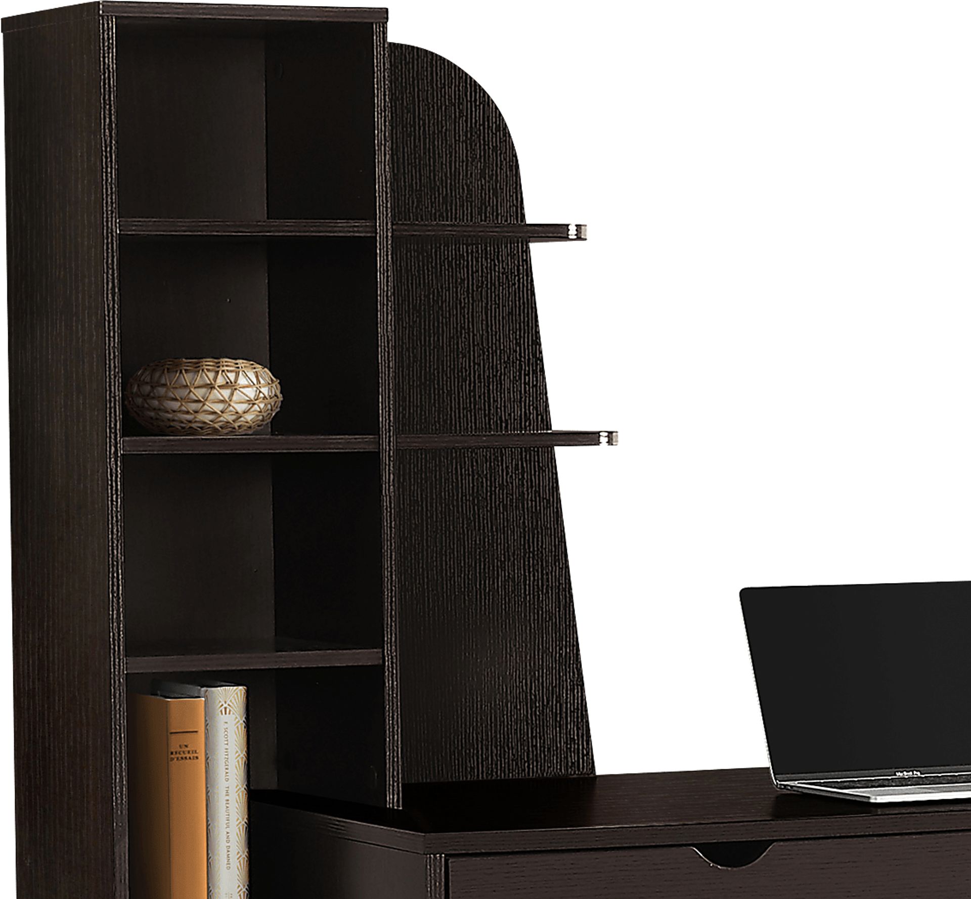 Drayebrooke Espresso Dark Wood Desk | Rooms to Go