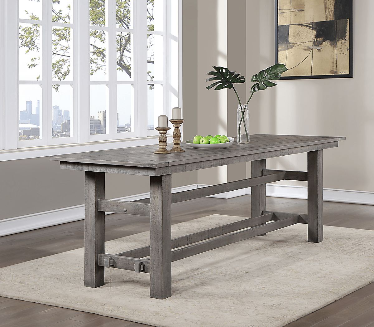 Drenning Gray Counter Hieght Table | Rooms to Go