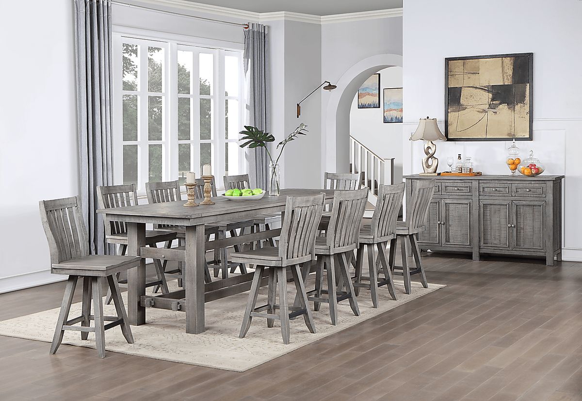 Drenning Gray Counter Hieght Table | Rooms to Go