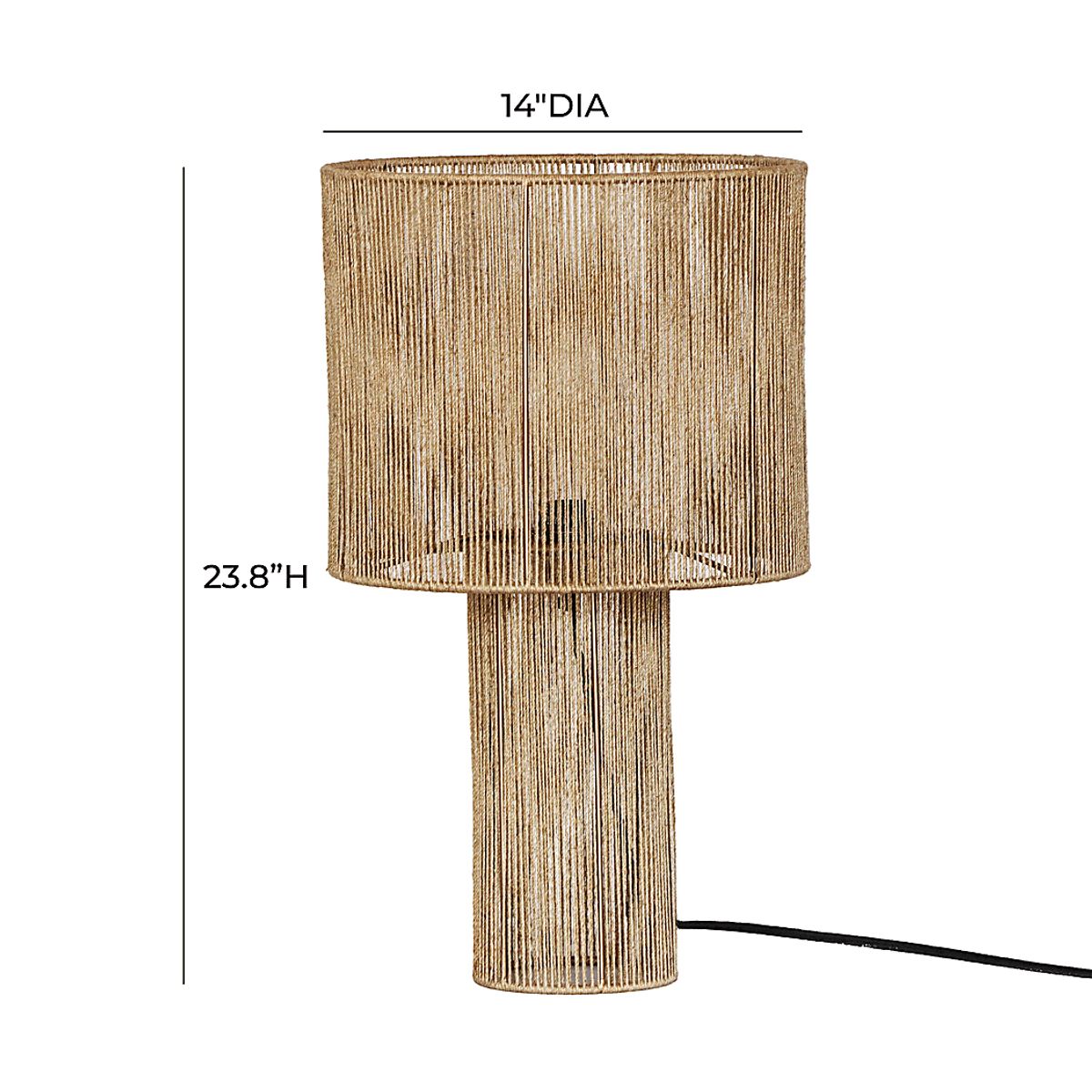 Drexel Moor Natural Beige,White Table Lamp | Rooms to Go