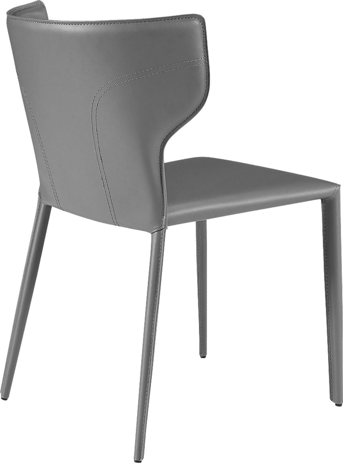 Drost Gray Leather Dining Chair, Set Of 2 | Rooms to Go