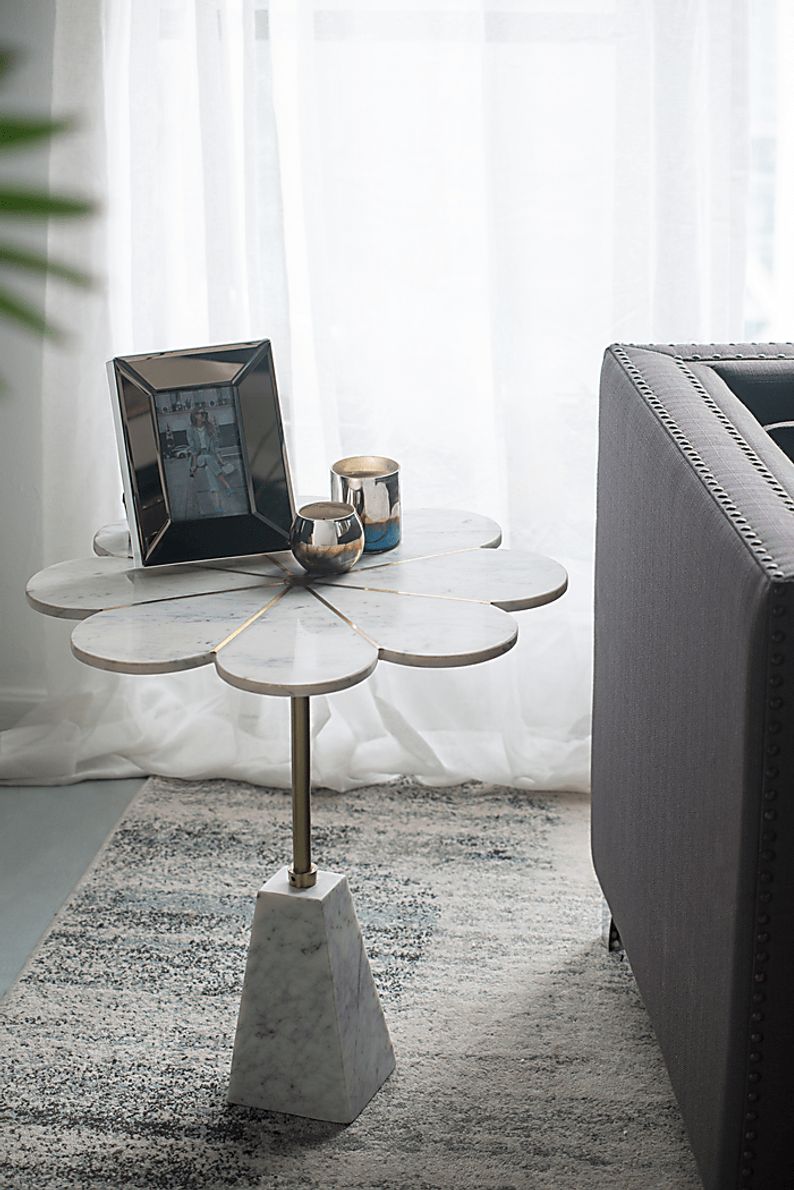 Dundalk Brass Accent Table - Rooms To Go