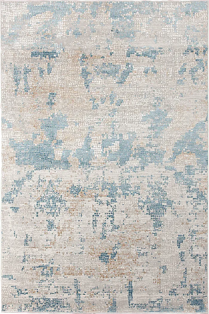 Dunstead Light Blue Rugs | Rooms to Go