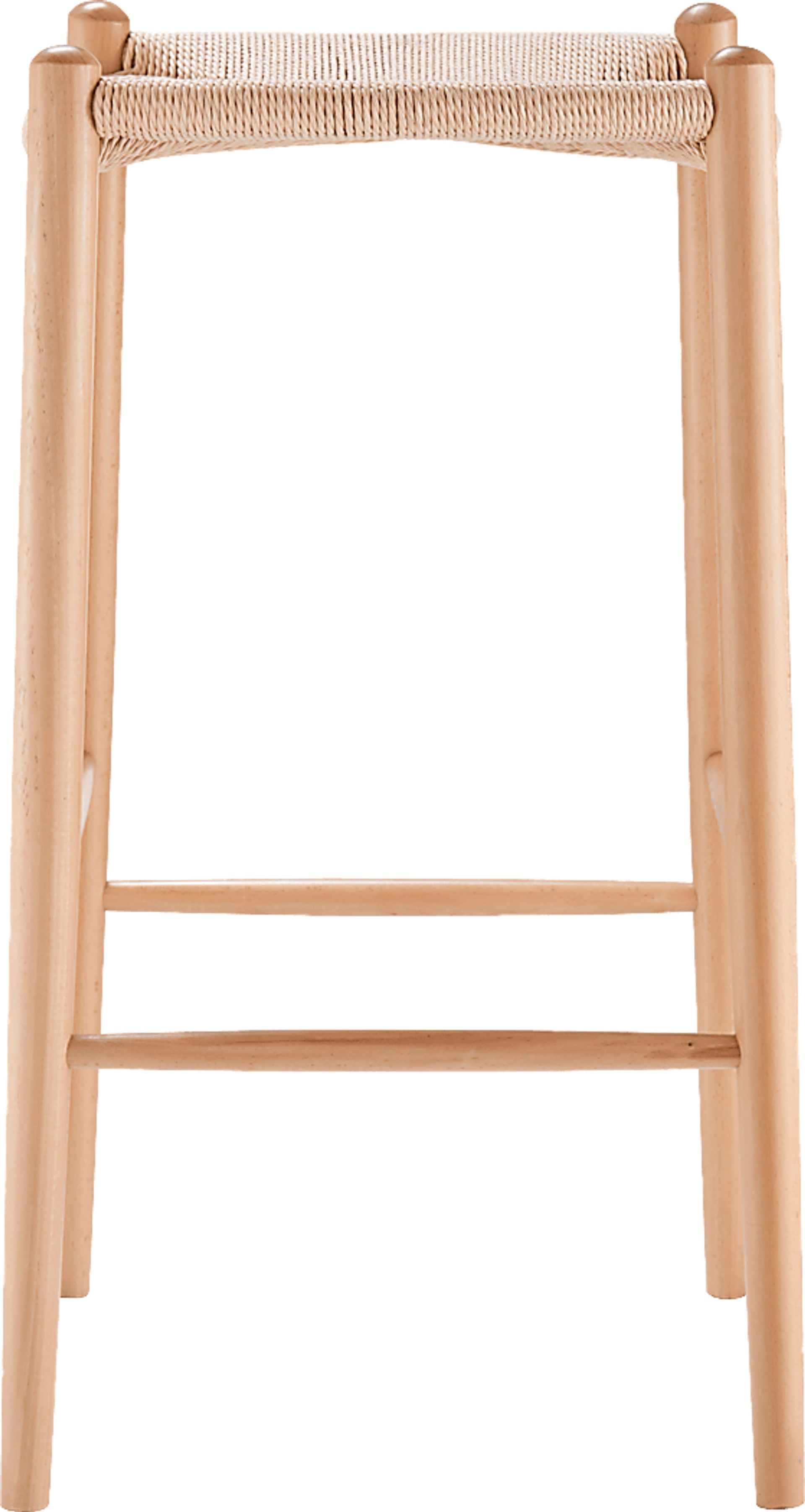 Dunton Natural Beige,White Barstool | Rooms to Go