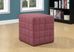 Durrett Light Red Polyester Fabric Ottoman - Rooms To Go