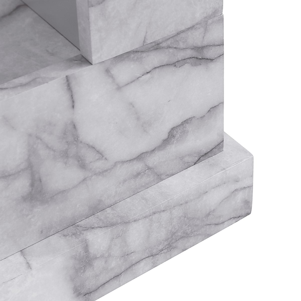 Dymalor I White Colors,White 33 in. Console | Rooms to Go
