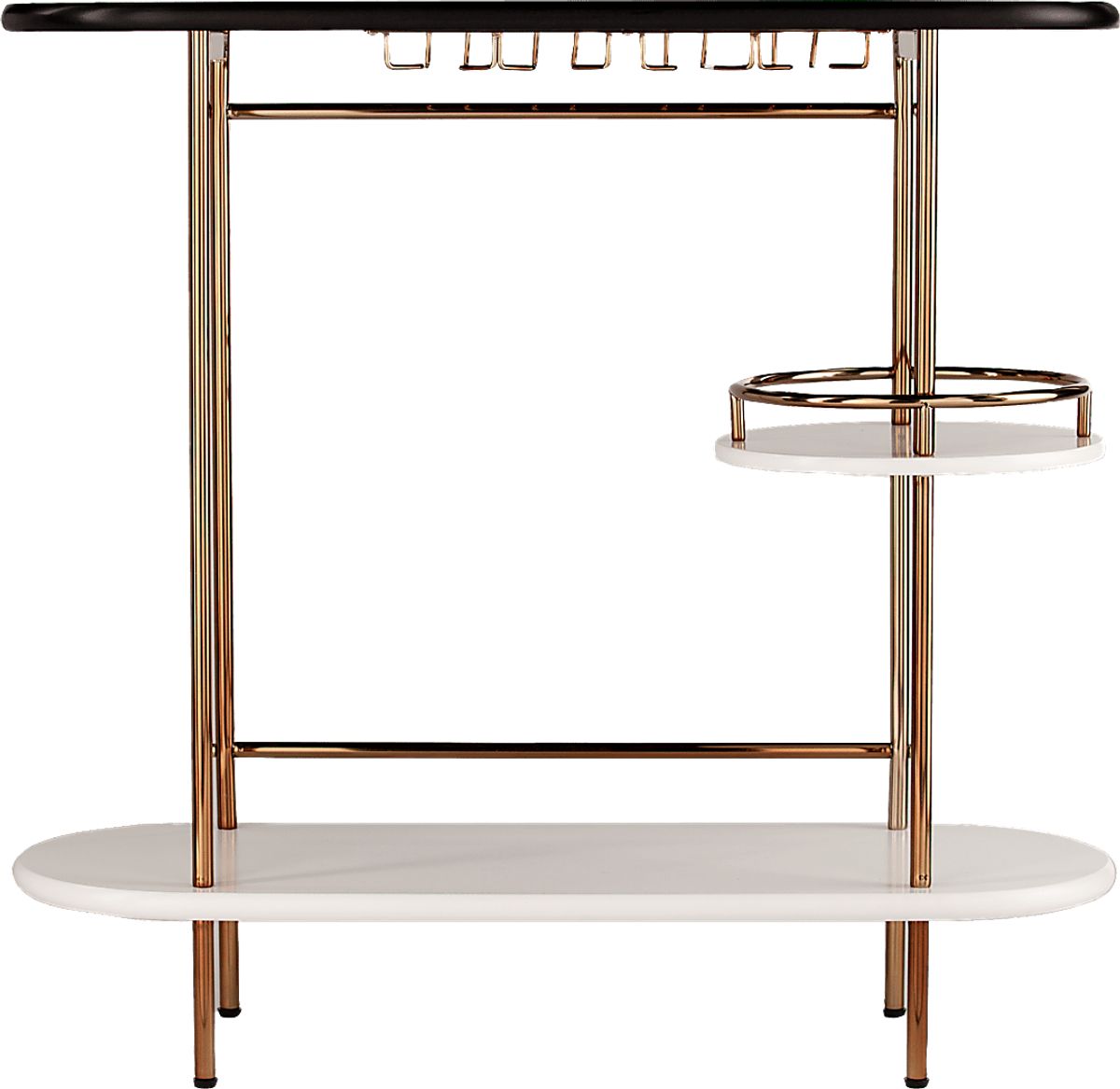 Dyrehaven Black Black,Colors Bar Cart | Rooms to Go