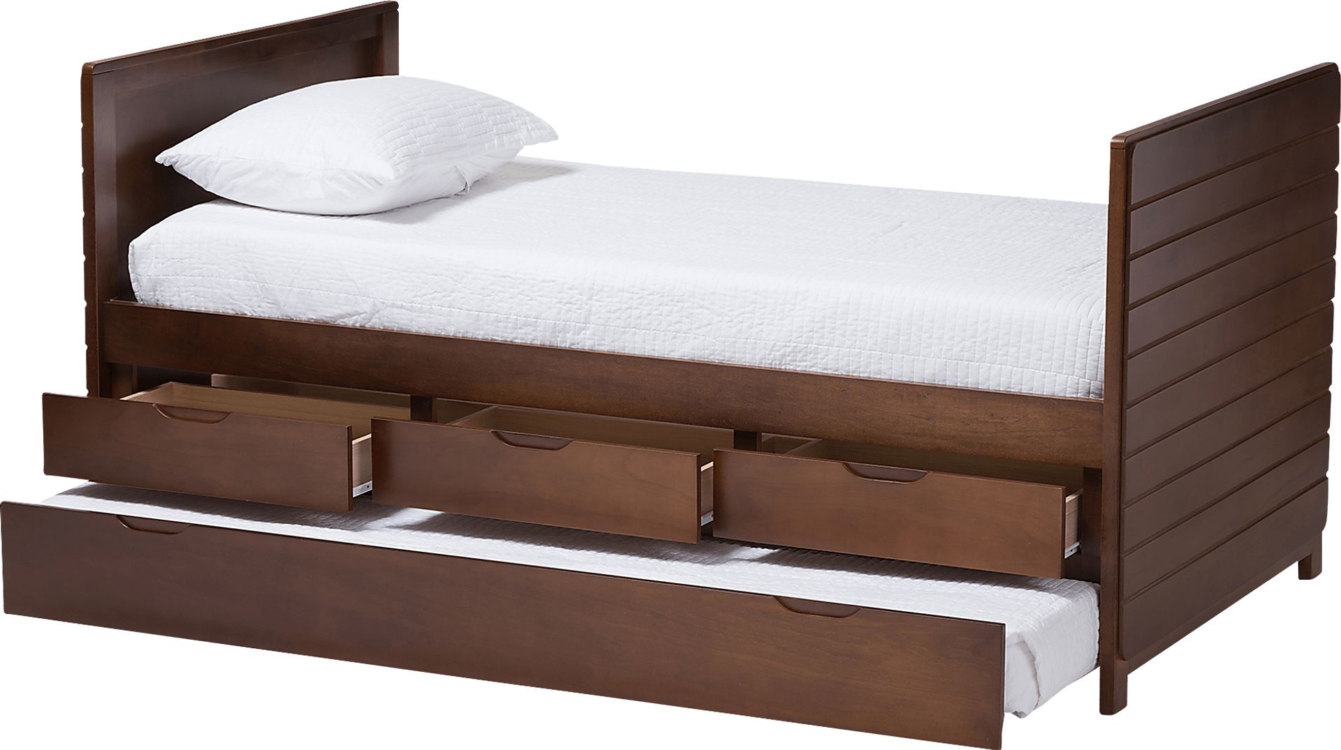 Dysart Brown Dark Wood Daybed | Rooms to Go