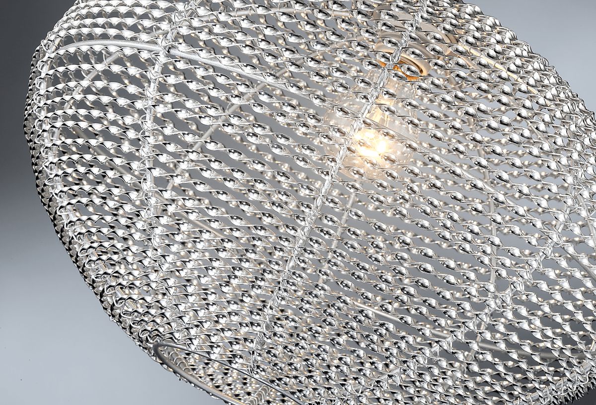 Eagle View Point Silver Gray Pendant | Rooms to Go