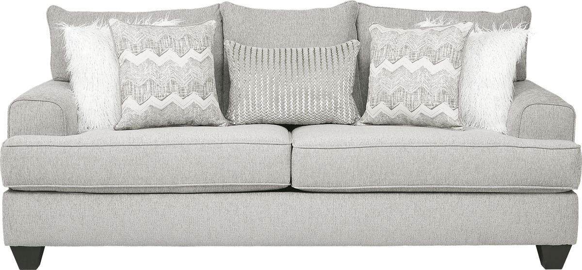 East Bank Gray Polyester Fabric Sofa | Rooms to Go