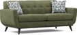 East Side Avocado Green Chenille Fabric Apartment Sofa - Rooms To Go