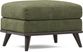 East Side Avocado Green Chenille Fabric Ottoman - Rooms To Go