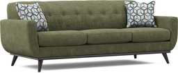 East Side Avocado Green Chenille Fabric Sofa | Rooms to Go