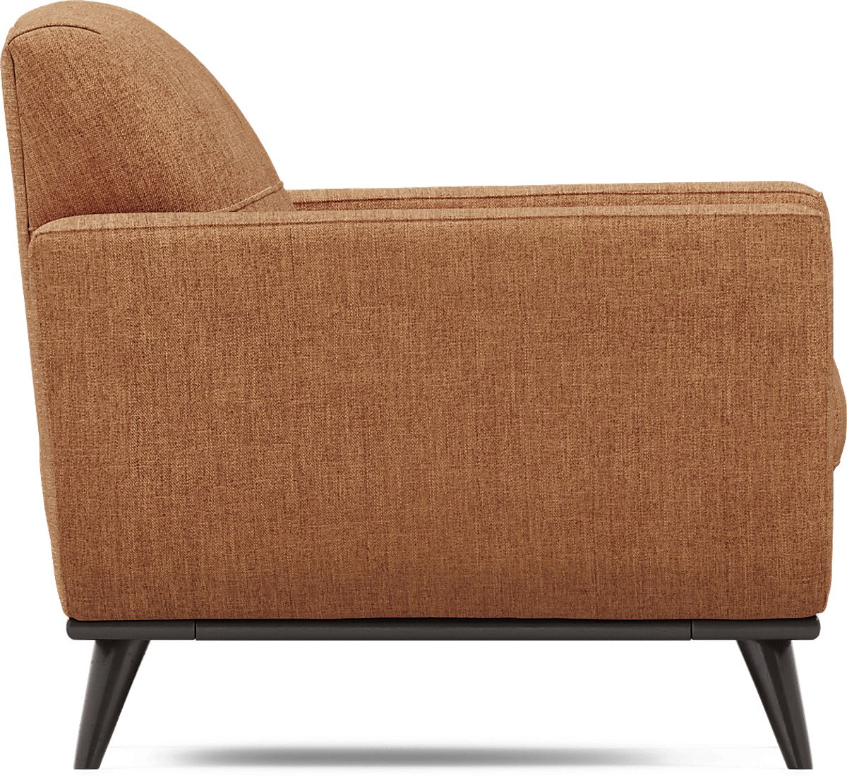 East Side 2 Pc Russet Orange Chenille Fabric Living Room Set With Sofa ...