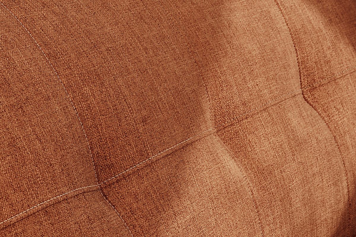 East Side Russet Orange Chenille Fabric Option Sofa Chaise | Rooms to Go